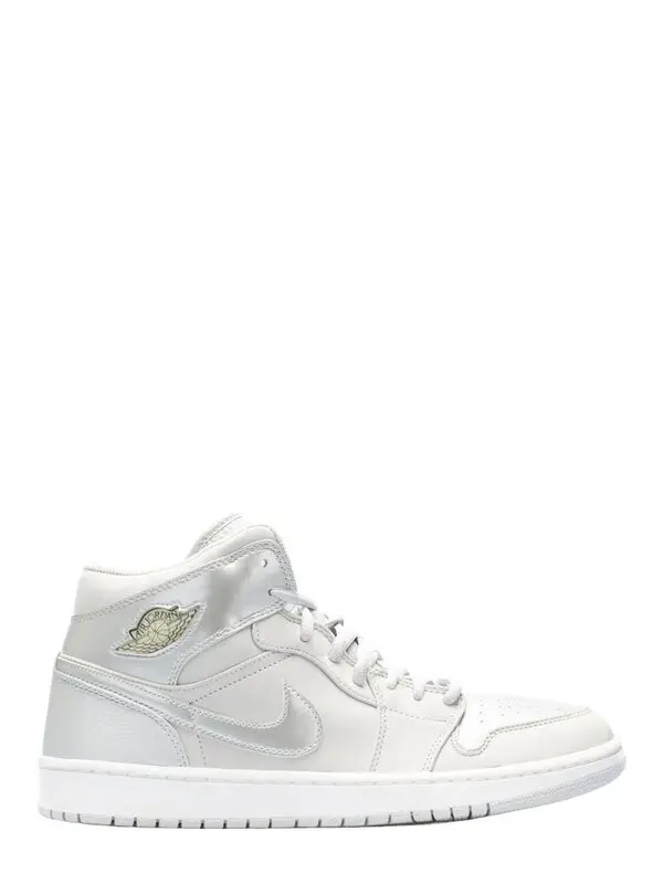 JORDAN 1 Retro High-top Sneakers - Neutral Grey/metallic Silver