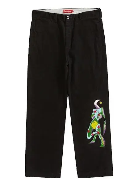 Supreme Gonz Corduroy Chino Pant - Black