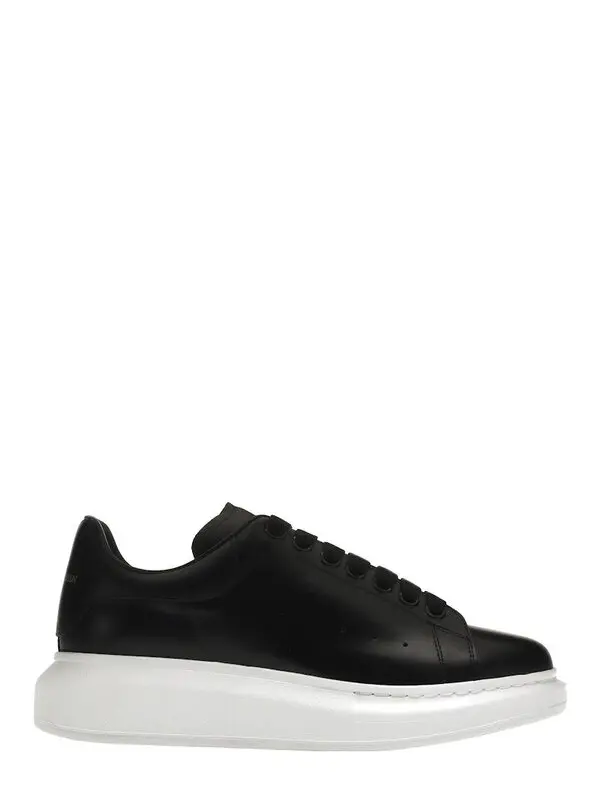 Alexander McQueen Oversized Sole Lace-up Sneakers - Black