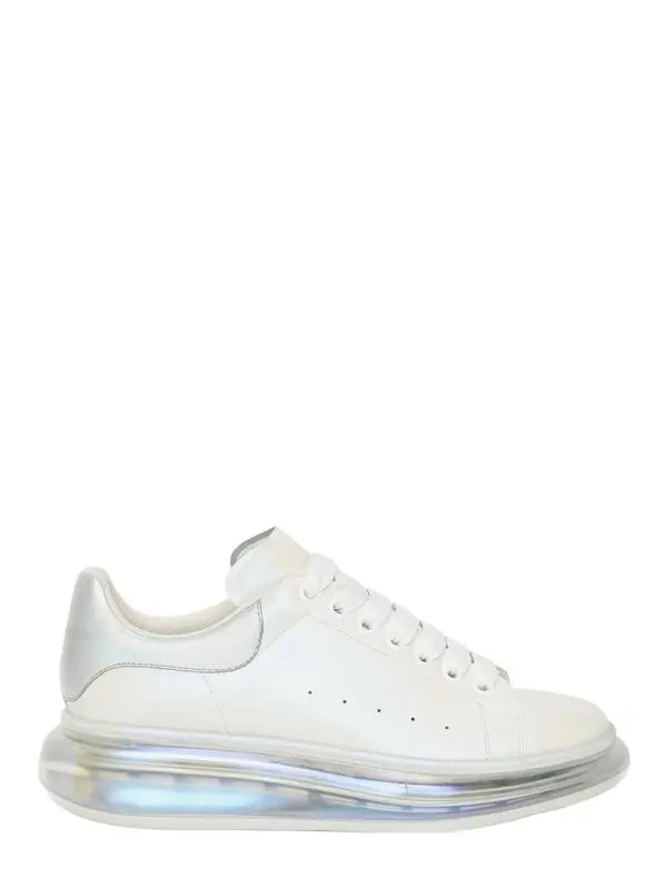 Alexander McQueen Oversized Sole Lace-up Sneakers - White Pearl