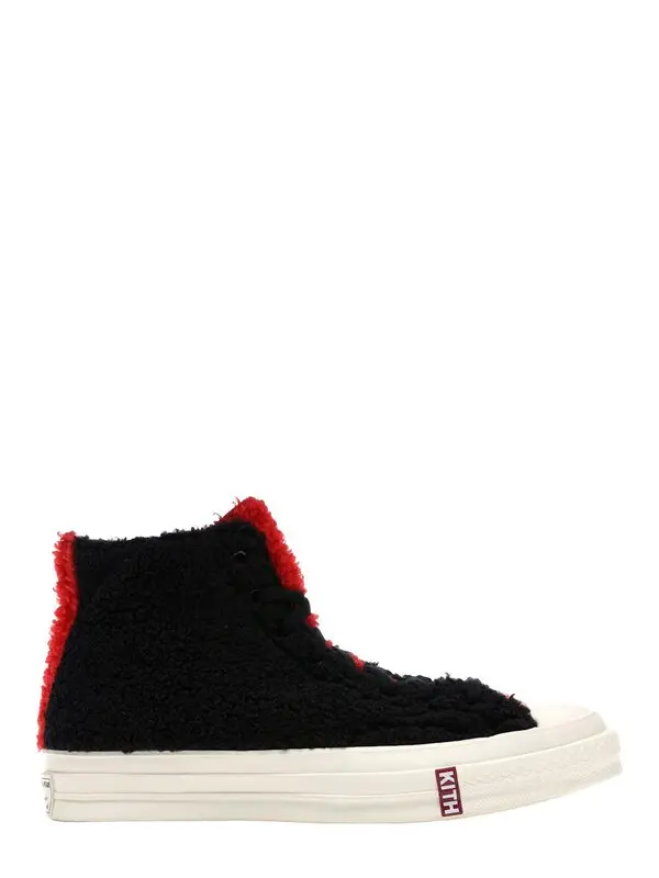 CONVERSE Chuck Taylor All Star 70 Hi Kith X Disney Fur Sneakers - Black/red/egret