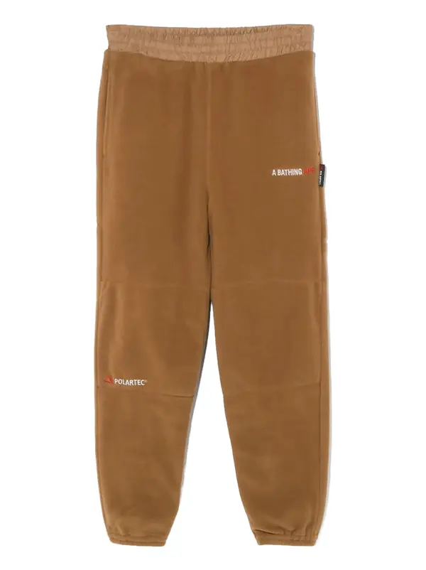 A BATHING APE Polartech Fleece Pants - Beige