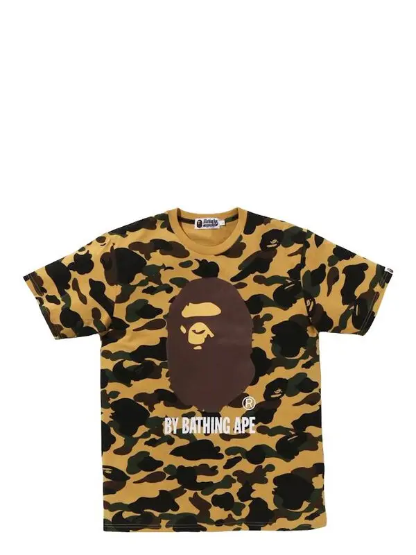 A BATHING APE 1st Camo Bathing Ape Tee Shirt - Yellow