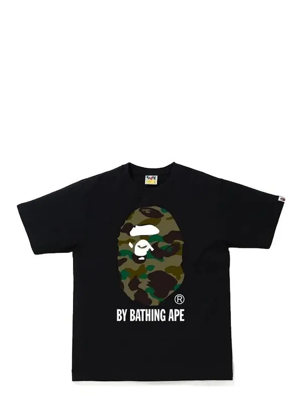 A BATHING APE 1st Camo Bathing Ape Tee Shirt - Black/green