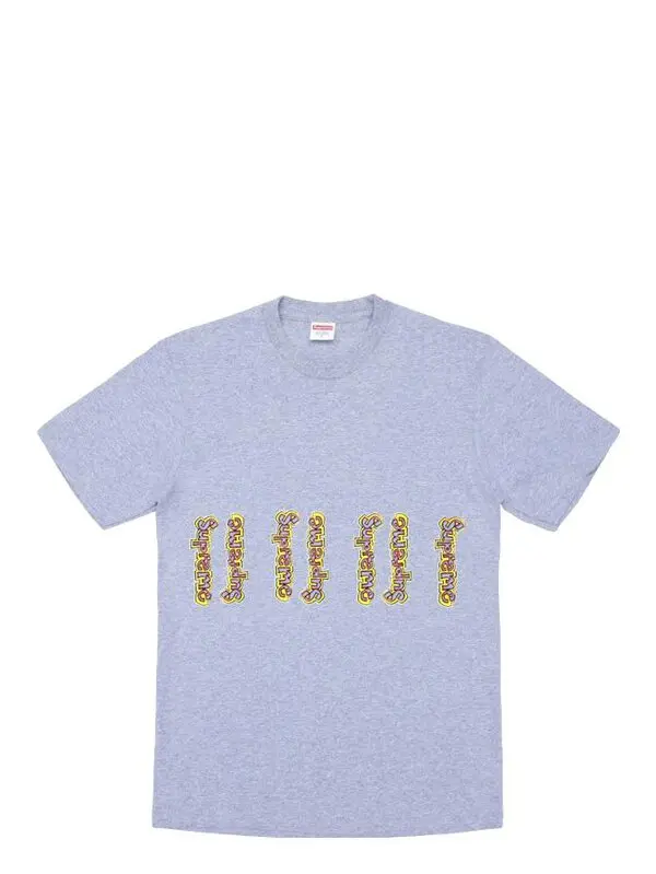 Supreme Gonz Logo Tee Shirt - Heather Grey