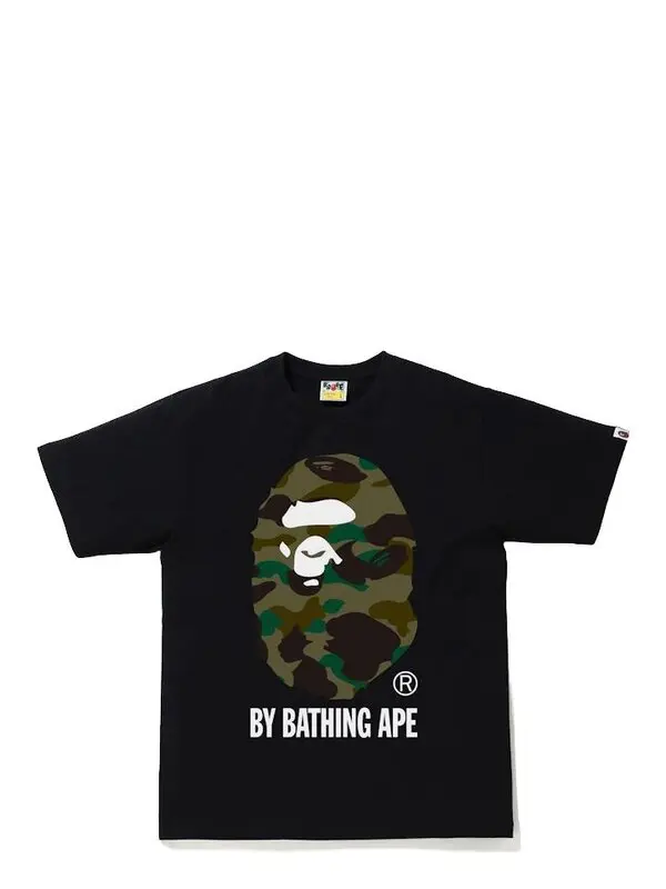 A BATHING APE 1st Camo Bathing Ape Tee Shirt - Black/green