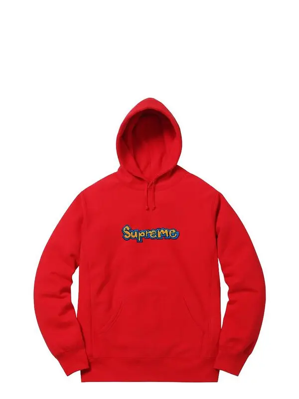 Supreme Gonz Logo Hooded Sweatshirt - Red