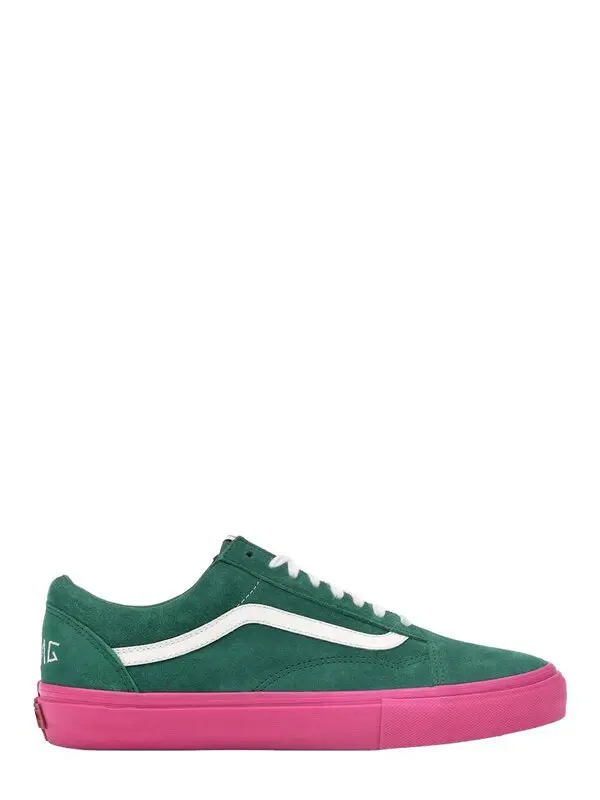 VANS Old Skool Pro S Golf Wangin Sneakers - Green/pink