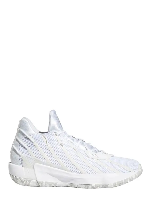 Adidas Dame I Am My Own Fan Sneakers - Cloud White/silver Metallic/core Black
