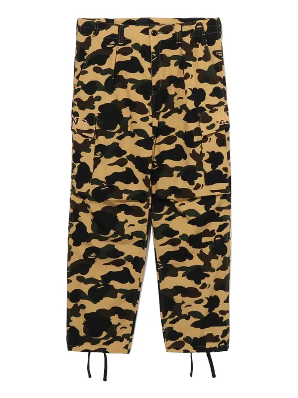 BAPE 1st Camo 6 Pocket Pants - Yellow