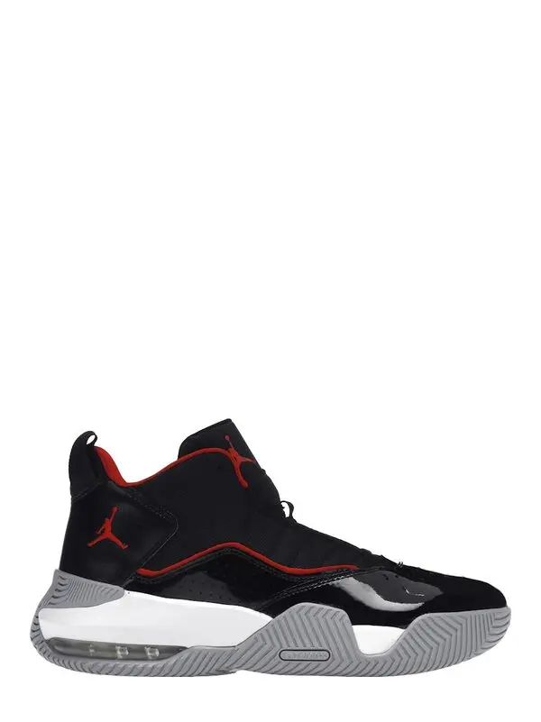 JORDAN Stay Loyal Patent B Sneakers - Black/red/grey