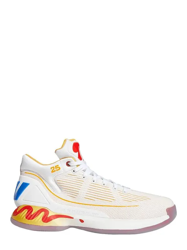 Adidas D Rose Mcdonald's Sneakers - Cloud White/bold Gold/red