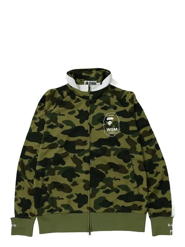 A BATHING APE 1st Camo Line Jersey Top - Green