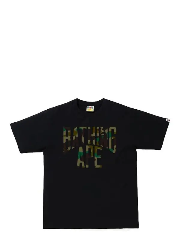 A BATHING APE 1st Camo Nyc Logo Tee Shirt - Black/green