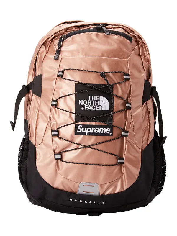 Supreme The North Face Metallic Borealis Backpack - Rose Gold