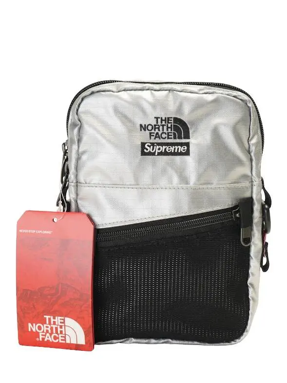 Supreme The North Face Metallic Shoulder Bag - Silver