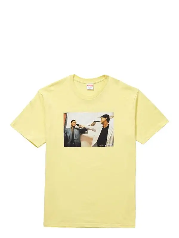 Supreme The Killer Trust Tee Shirt - Pale Yellow