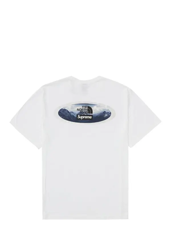 Supreme The North Face Mountains Tee Shirt - White