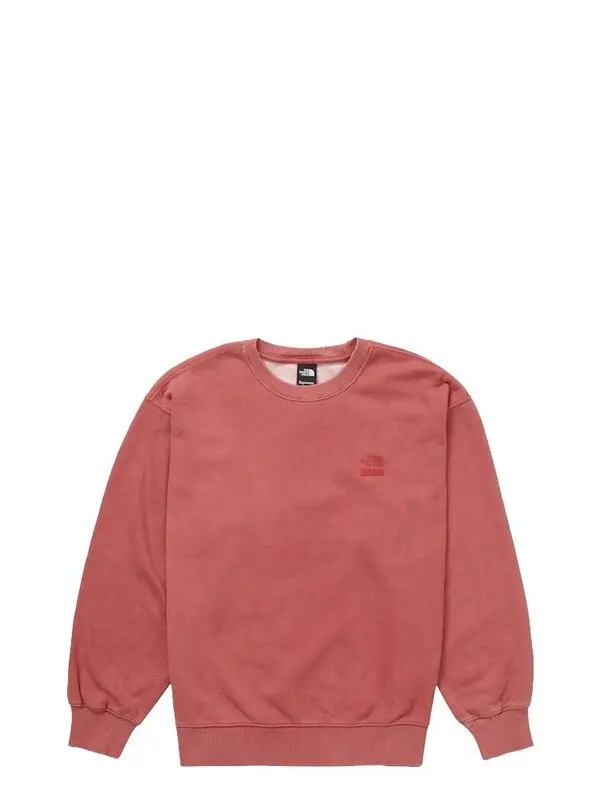 Supreme The North Face Pigment Printed Crewneck Sweatshirt - Red