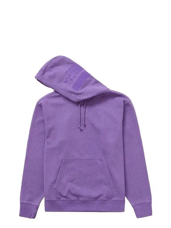 Supreme Pigment Printed Hooded Sweatshirt - Purple