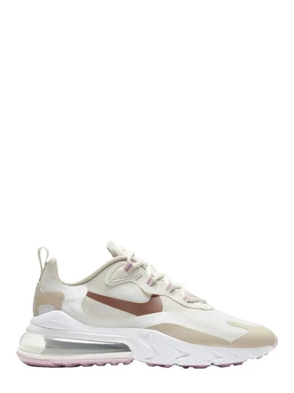 Nike Air Max 270 React Sneakers - Summit White/light Orewood Brown/sail