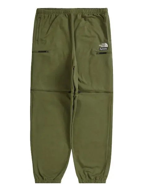 Supreme The North Face Convertible Sweatpant - Olive