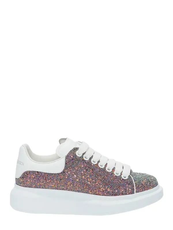 Alexander McQueen Oversized Glitter Sneakers - Multicolor