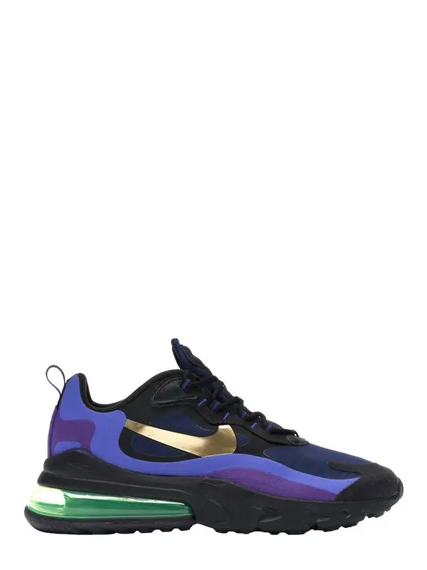 Nike Air Max 270 React Heavy Metal - Black/deep Royal Blue/hyper Royal