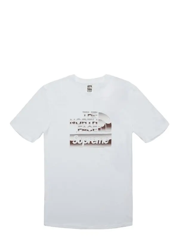 Supreme The North Face Metallic Logo T-shirt - White