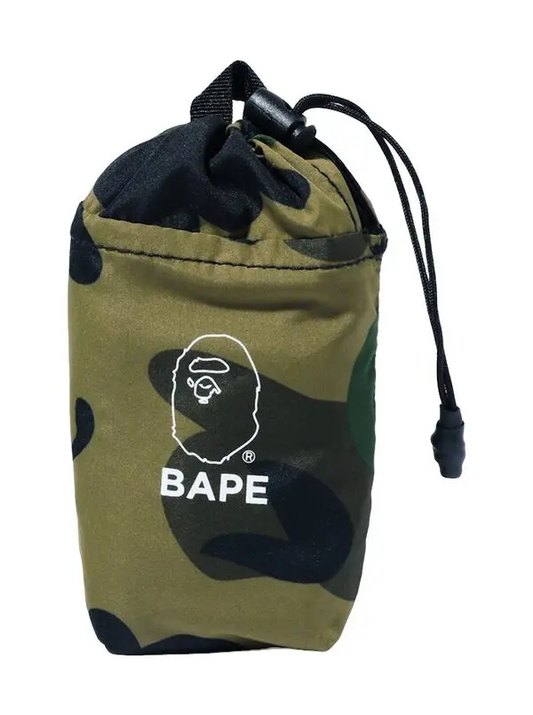 A BATHING APE 1st Camo Packable Waist Bag - Green