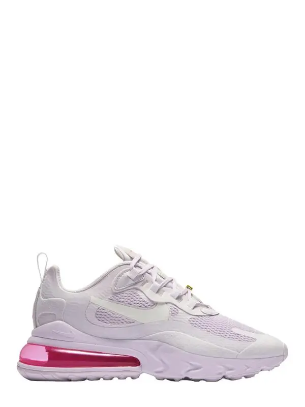 Nike Air Max 270 React Sneakers - Light Violet/opti Yellow/digital Pink