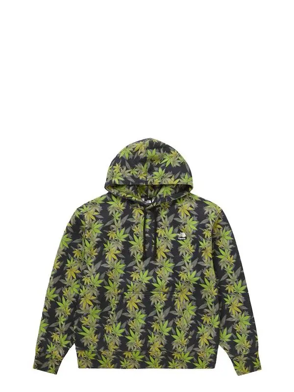 Supreme The North Face Leaf Hooded Sweatshirt - Black