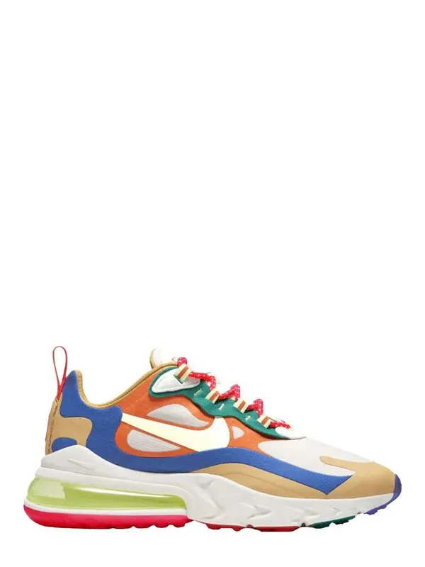 Nike Air Max 270 React Sneakers - Desert Sand/barely Volt/sail