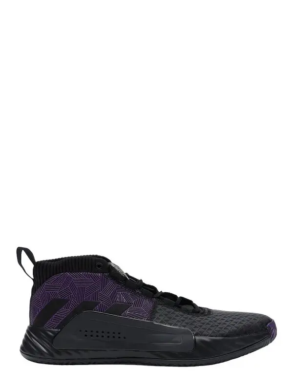 Adidas Dame 5 Marvel Black Panther Sneakers - Core Black/active Purple/silver Metallic