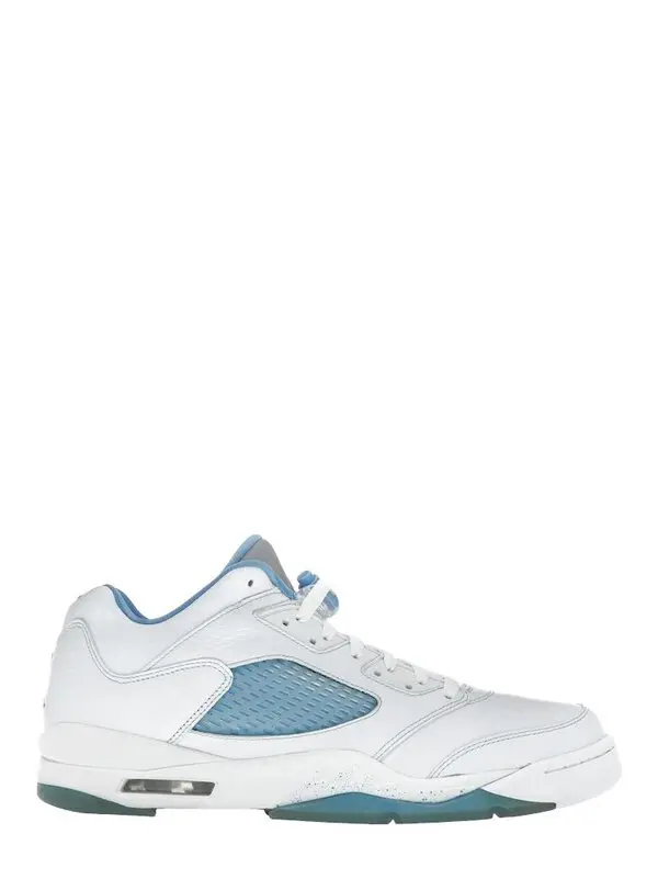 JORDAN 5 Retro Low Sneakers - White/university Blue/team Red