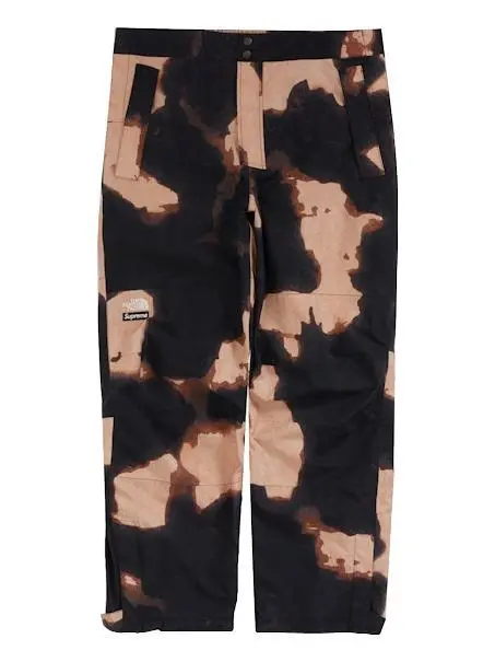 Supreme The North Face Bleached Denim Print Mountain Pant - Black