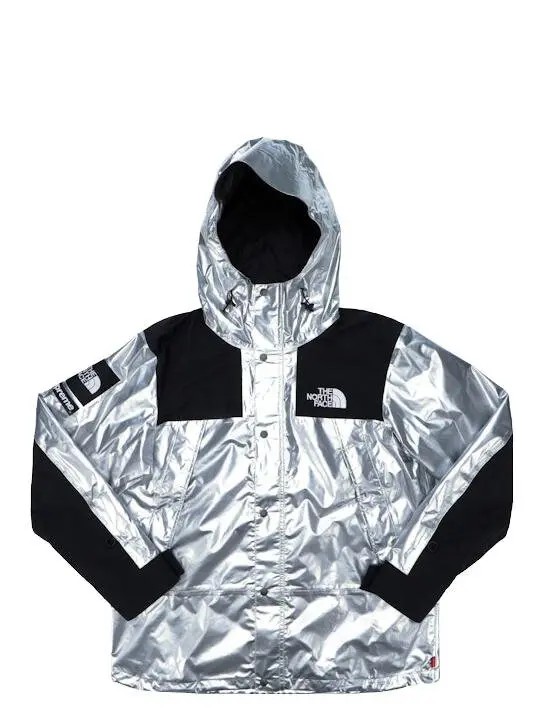 Supreme The North Face Metallic Mountain Parka Jacket - Silver