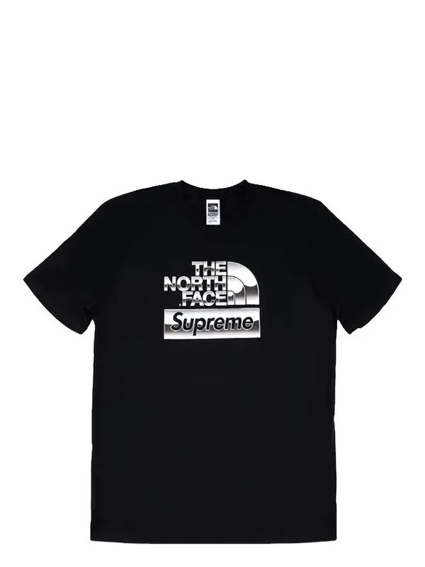 Supreme The North Face Metallic Logo T-shirt - Black