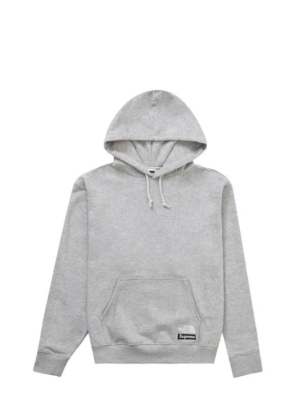 Supreme The North Face Convertible Hooded Sweatshirt - Heather Grey