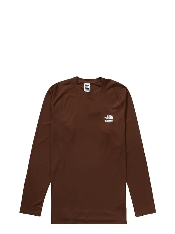 Supreme The North Face Base Layer Long Sleeve Top - Brown