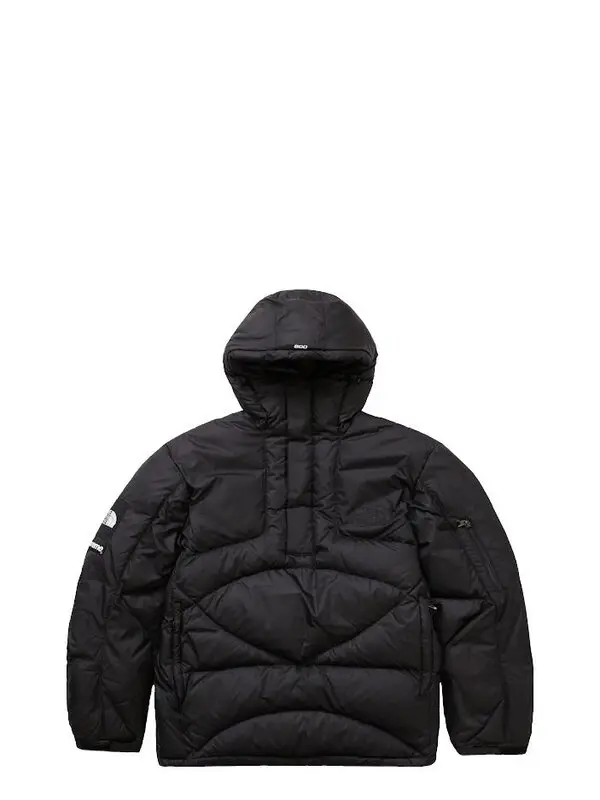 Supreme The North Face 800-fill Half Zip Hooded Pullover - Black