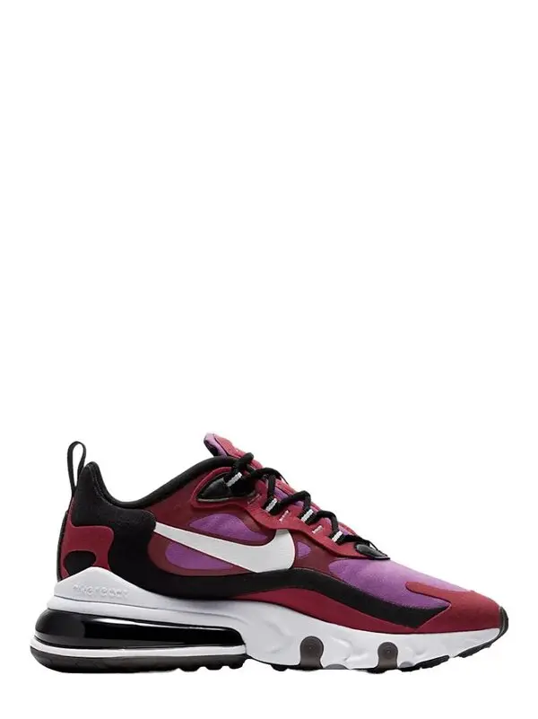 Nike Air Max 270 React Sneakers - White/black.noble Red/vivid Purple