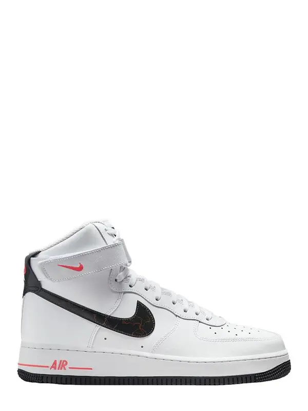 Nike Air Force 1 High Electric Sneakers - White/black/bright Crimson