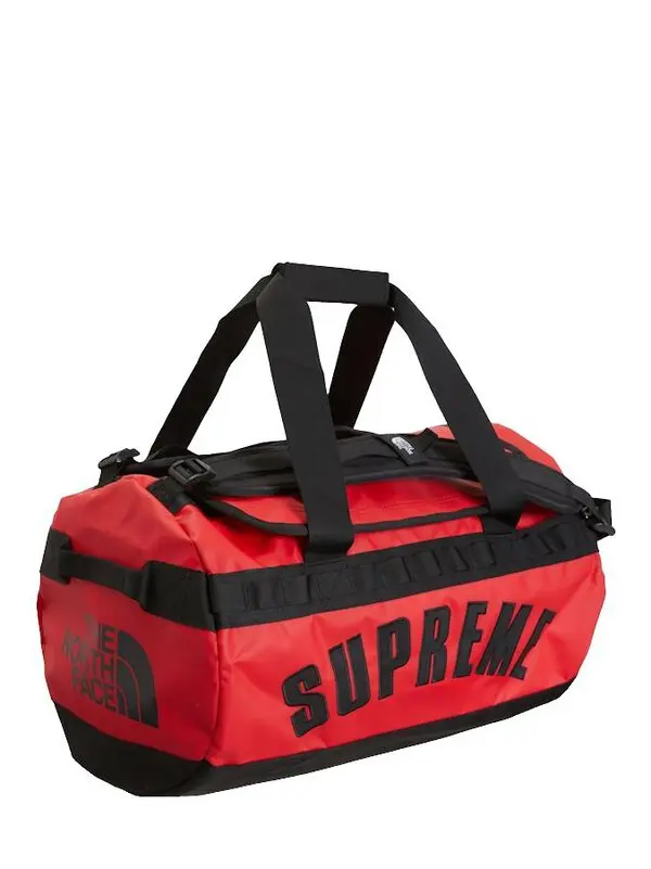 Supreme The North Face Arc Logo Small Base Camp Duffle Bag - Red
