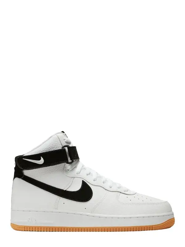 Nike Air Force 1 High '07 Gum Sneakers - White/black/gym Red