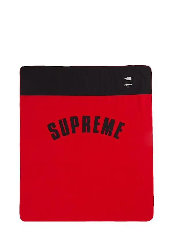 Supreme The North Face Arc Logo Denali Fleece Blanket - Red