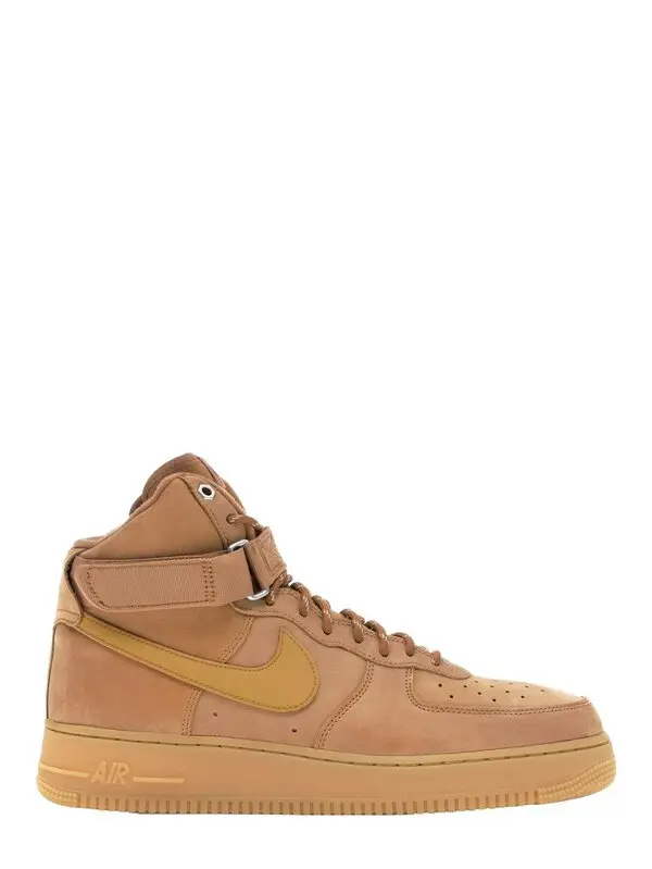 Nike Air Force 1 High-top Sneakers - Flax/wheat/gum Light Brown
