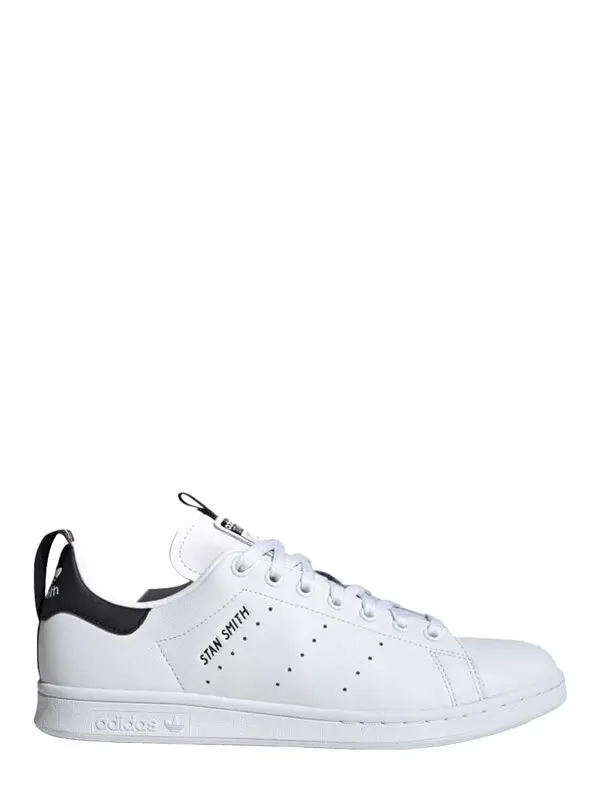 Adidas Stan Smith Lace Up Sneakers - Cloud White/core Black/solar Red