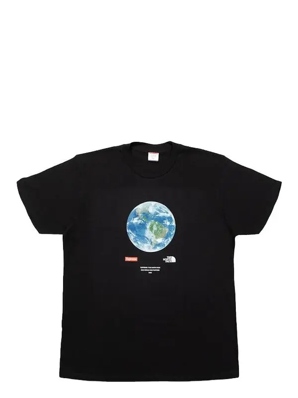 Supreme The North Face One World Tee Shirt - Black