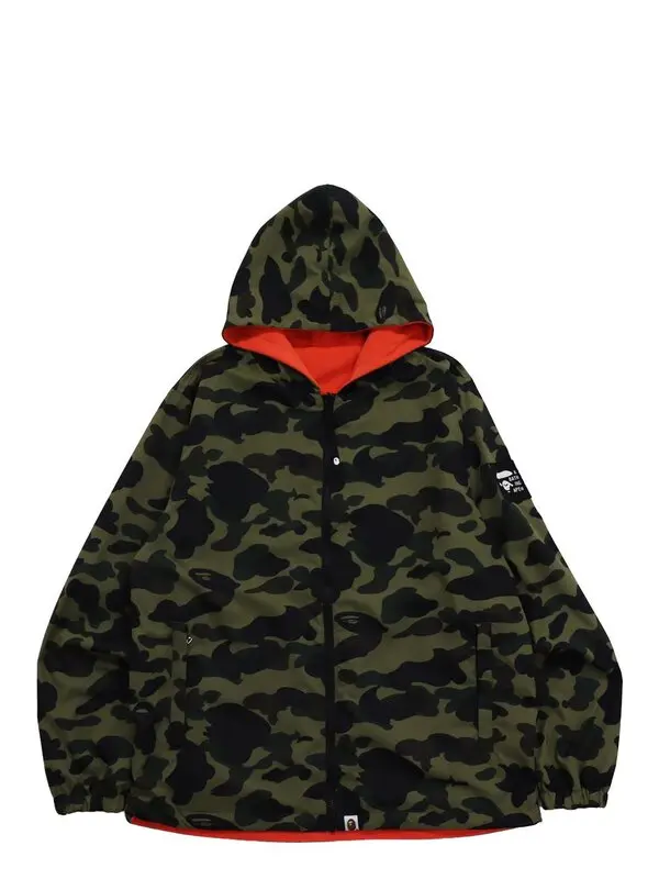 BAPE 1st Camo Reversible Hoodie Jacket - Green